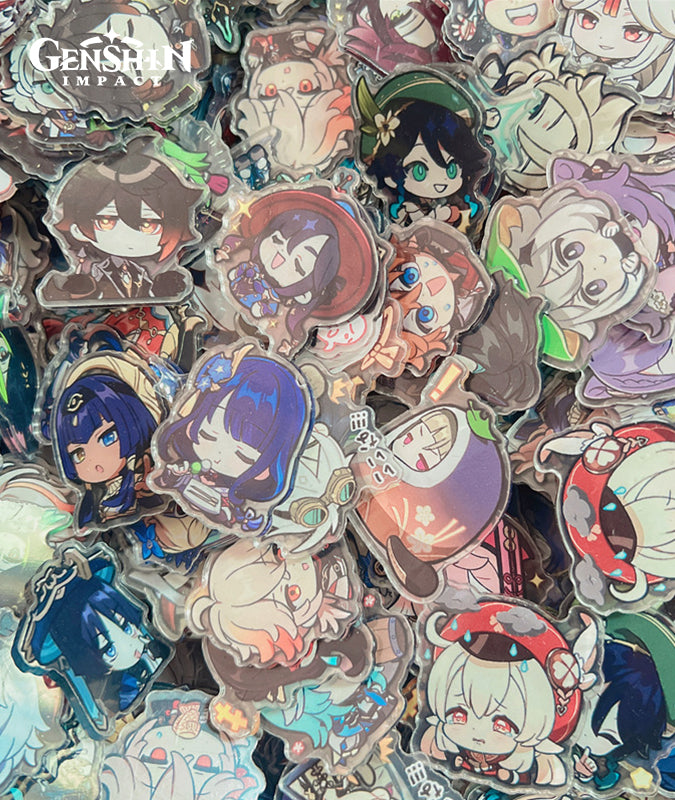 Genshin Impact Acrylic Sticker DIY Craft Materials – GenshinFans