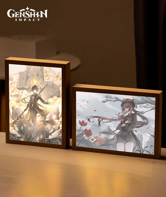Hu Tao Ganyu Paper Carving Lamp Creative Night Light – GenshinFans