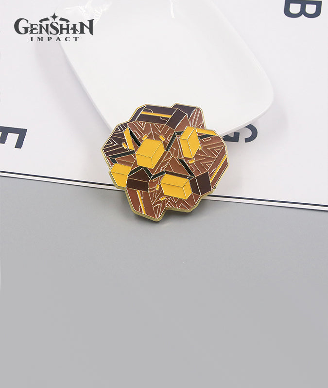 Genshin Impact Zhongli Keychain & Pin Badge – GenshinFans