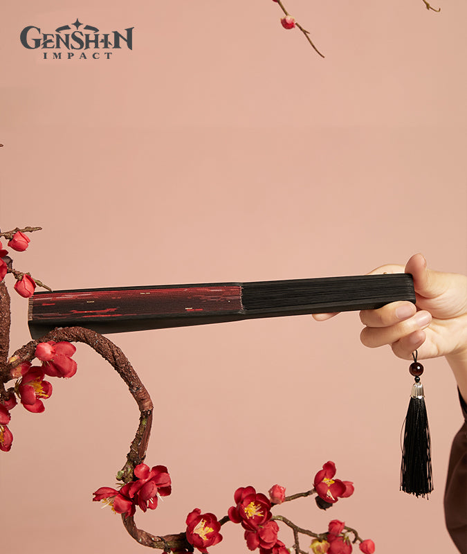 Hu Tao Impression Folding Fan Genshin Official Merch – GenshinFans