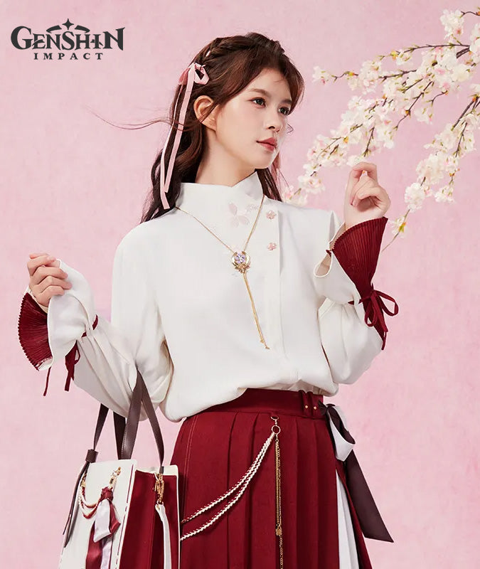 Official Genshin Yae Miko Long Sleeve Shirt – GenshinFans