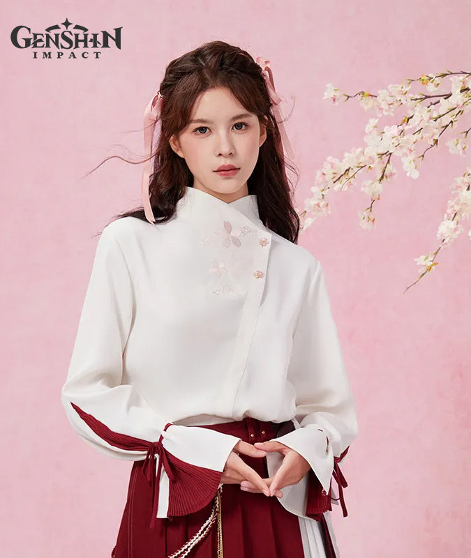 Official Genshin Yae Miko Long Sleeve Shirt – GenshinFans