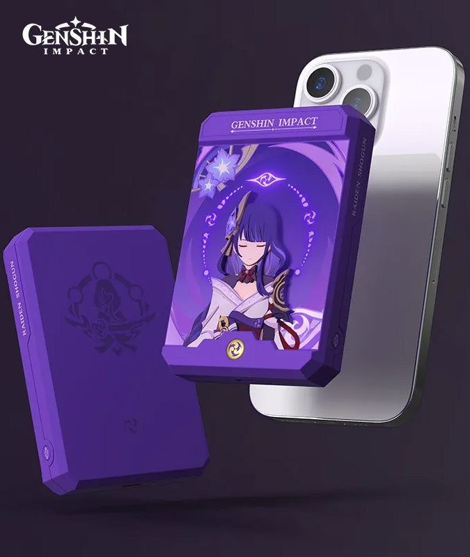 Raiden Shogun Magnetic Power Bank Gift Box Genshin Merch – GenshinFans