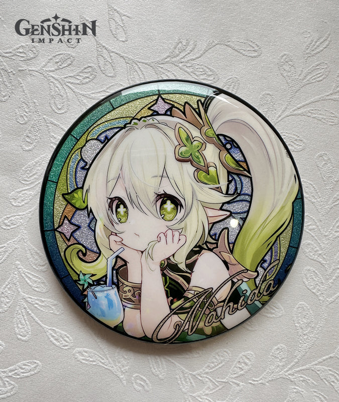 Genshin Impact Nahida Metal Bookmark & Badge Cute Merch – GenshinFans
