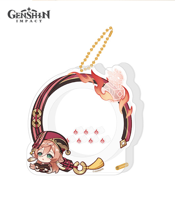 Genshin Impact Hutao Avatar Frame Acrylic Badge Holders – GenshinFans