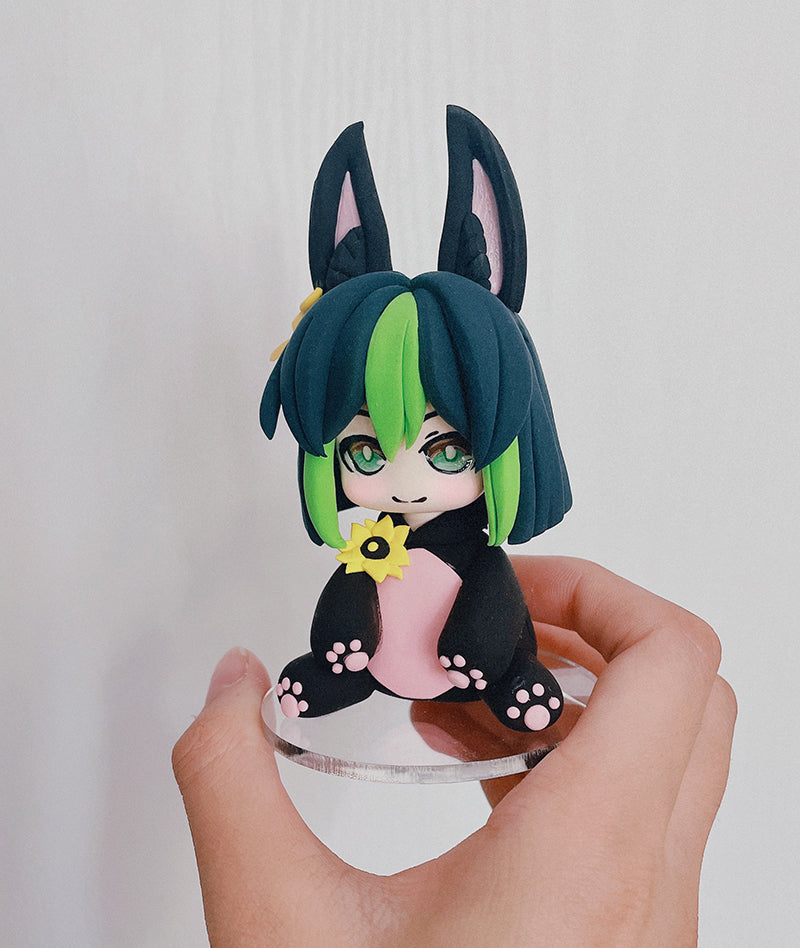 Genshin Tighnari Chibi Clay Figure Cute Gift – GenshinFans