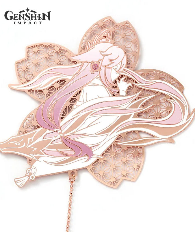 Official Genshin Yae Miko Bookmark/Lanyard Keychain – GenshinFans