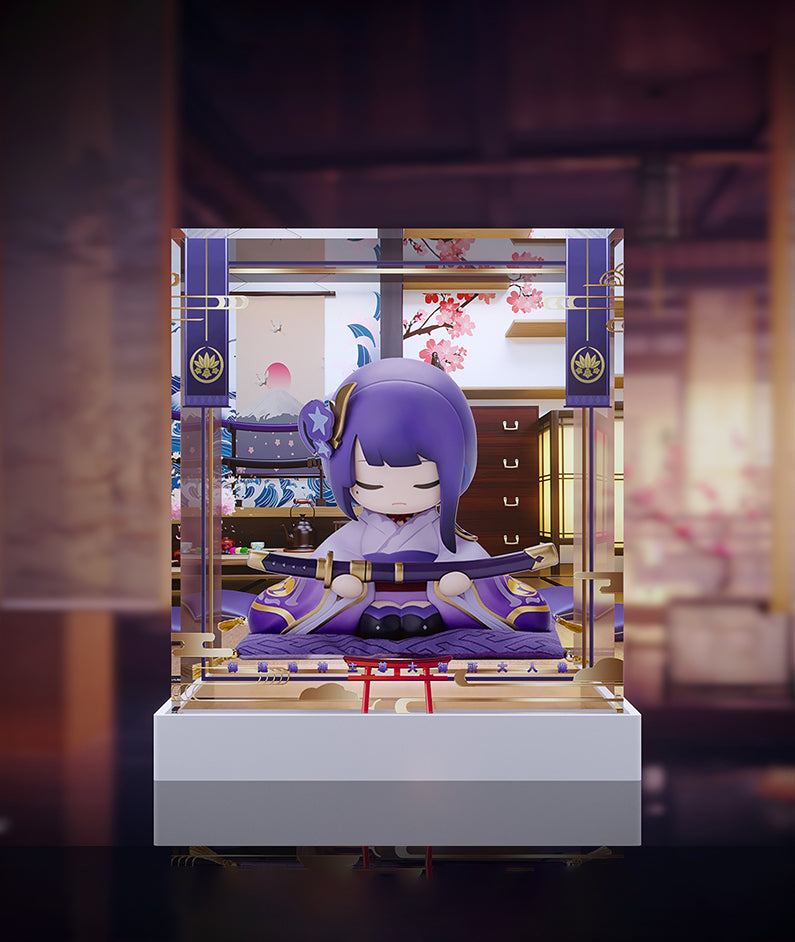 Raiden Shogun Chibi Statue Figure Display Box – GenshinFans