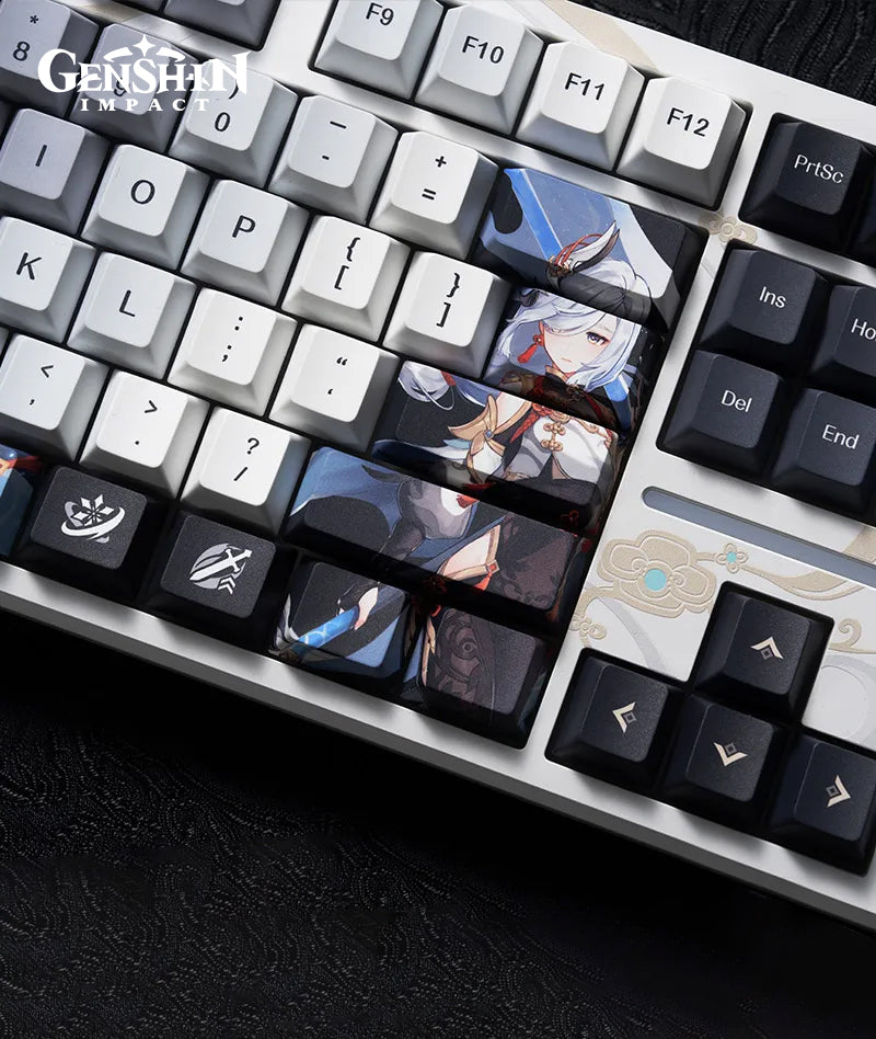 Official Genshin Shenhe Mechanical Keyboard 108 Key – GenshinFans