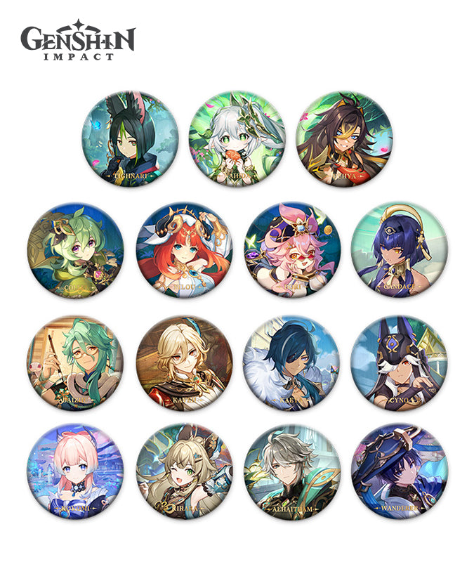 Official Genshin Impact Theme Character Badge Vol. 3 – GenshinFans