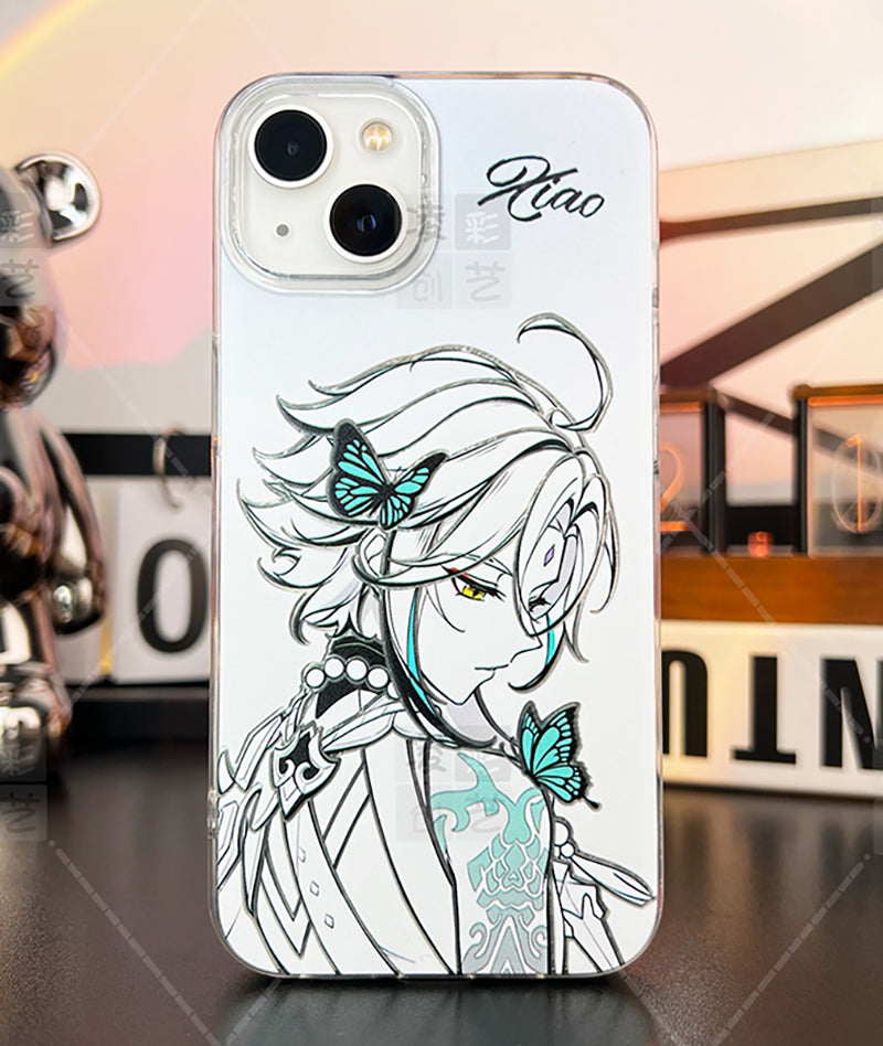 Genshin Impact Furina & Xiao Phone Case for iPhone – GenshinFans