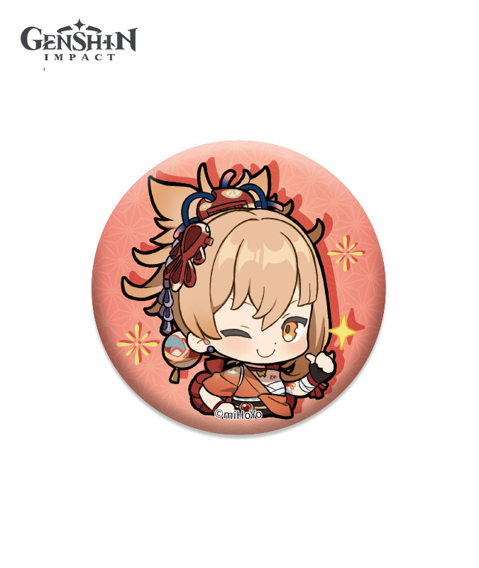 Official Chibi Expression Sticker Badges Zhongli Yoimiya – GenshinFans
