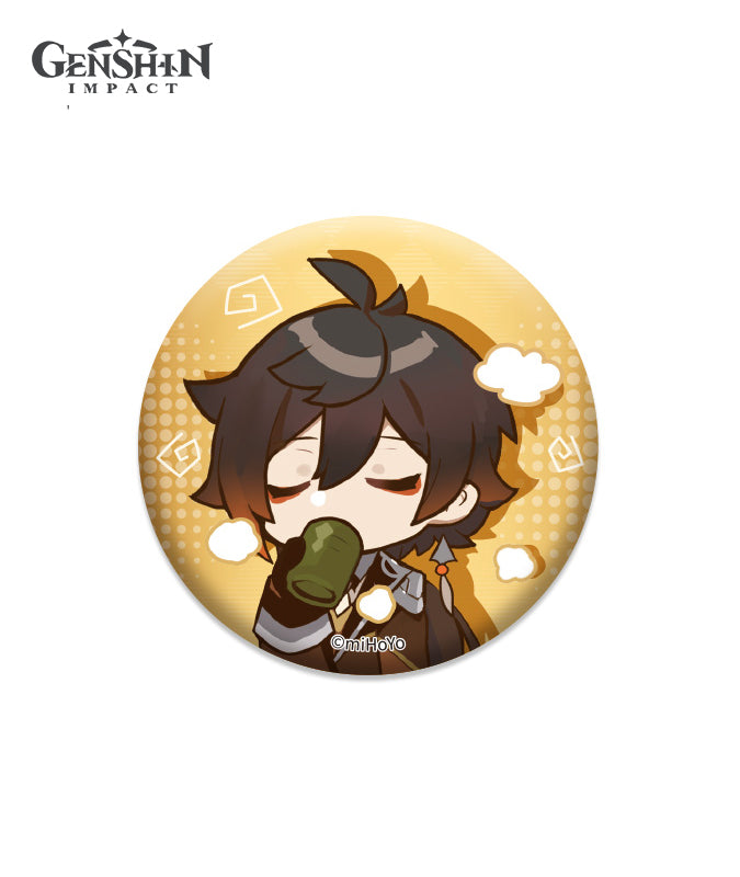 Official Chibi Expression Sticker Badges Zhongli Yoimiya – GenshinFans