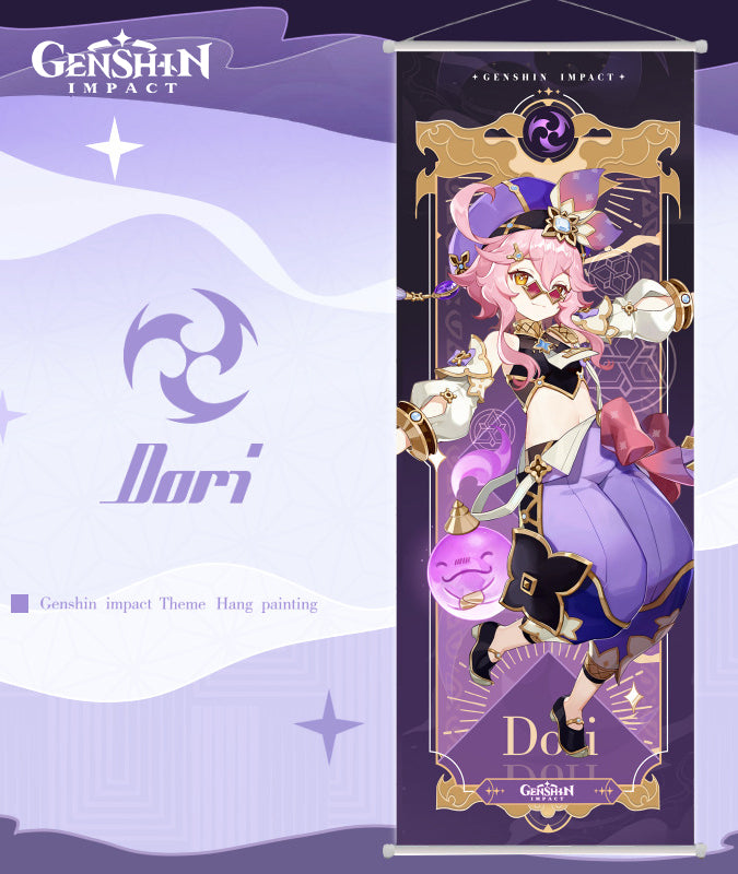 Sumeru Character Hanging Wall Scroll Poster - Nahida – GenshinFans