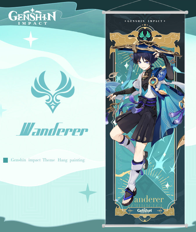 Sumeru Character Hanging Wall Scroll Poster - Nahida – GenshinFans